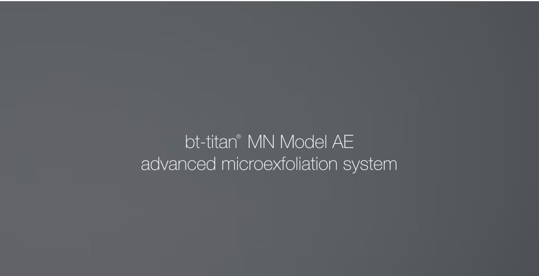 bt-titan MN microexfoliation – Bio-Therapeutic
